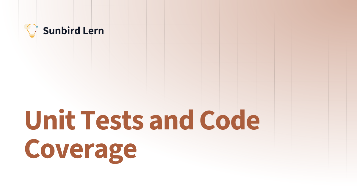 Unit Tests and Code Coverage | Sunbird Lern